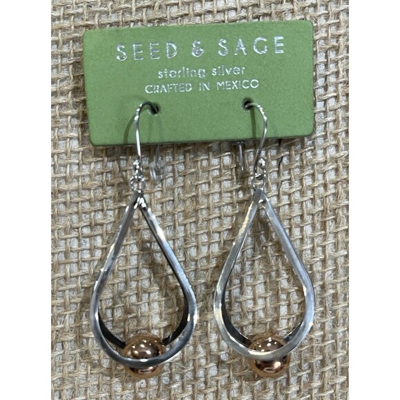 Sterling | Jewelry | Seed And Sage Sterling Silver 925copper Ball ...